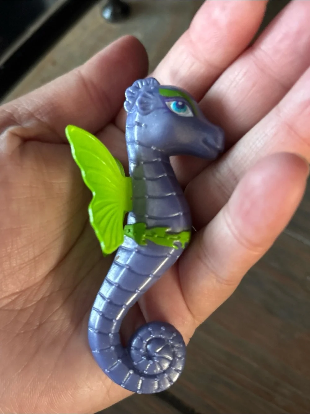 Barbie | Toys | Barbie Mermaid Seahorse Figure Purple Green Winged ...